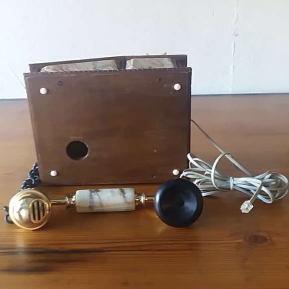 Other | Vintage Onyx Marble Rotary Phone | Poshmark